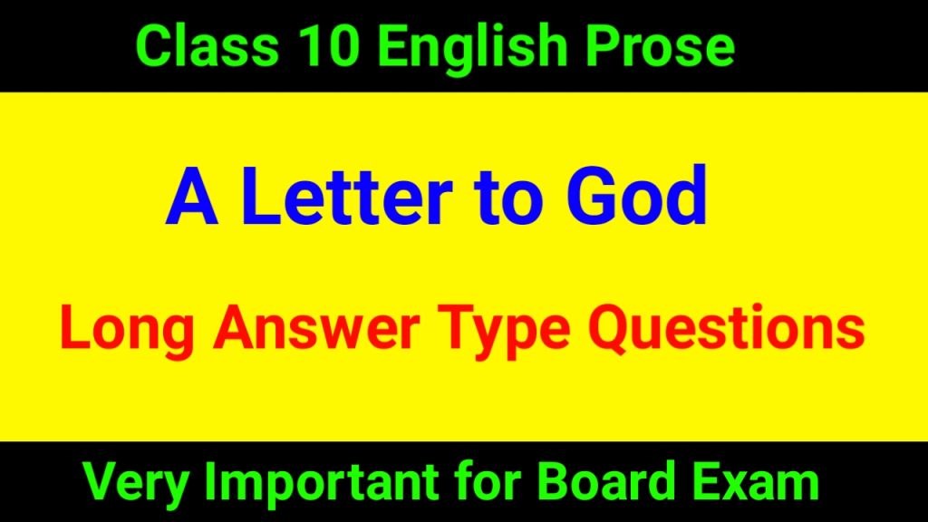 A Letter To God Long Answer Type Questions a-letter-to-god-long-answer-type-questions